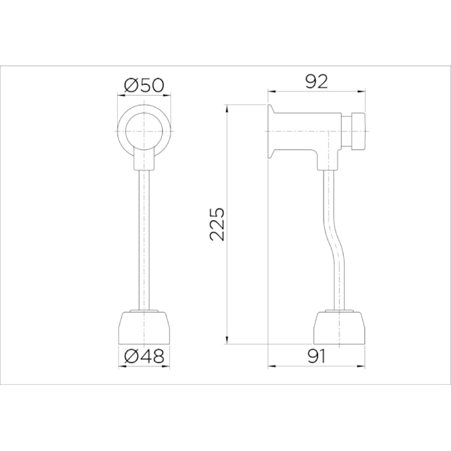 Válvula Mictório Pressmatic Compact - Docol - Macrofer